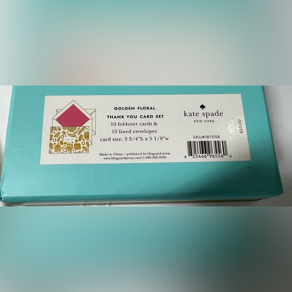 kate spade | Office | Nib Kate Spade Thank You Notecards | Poshmark